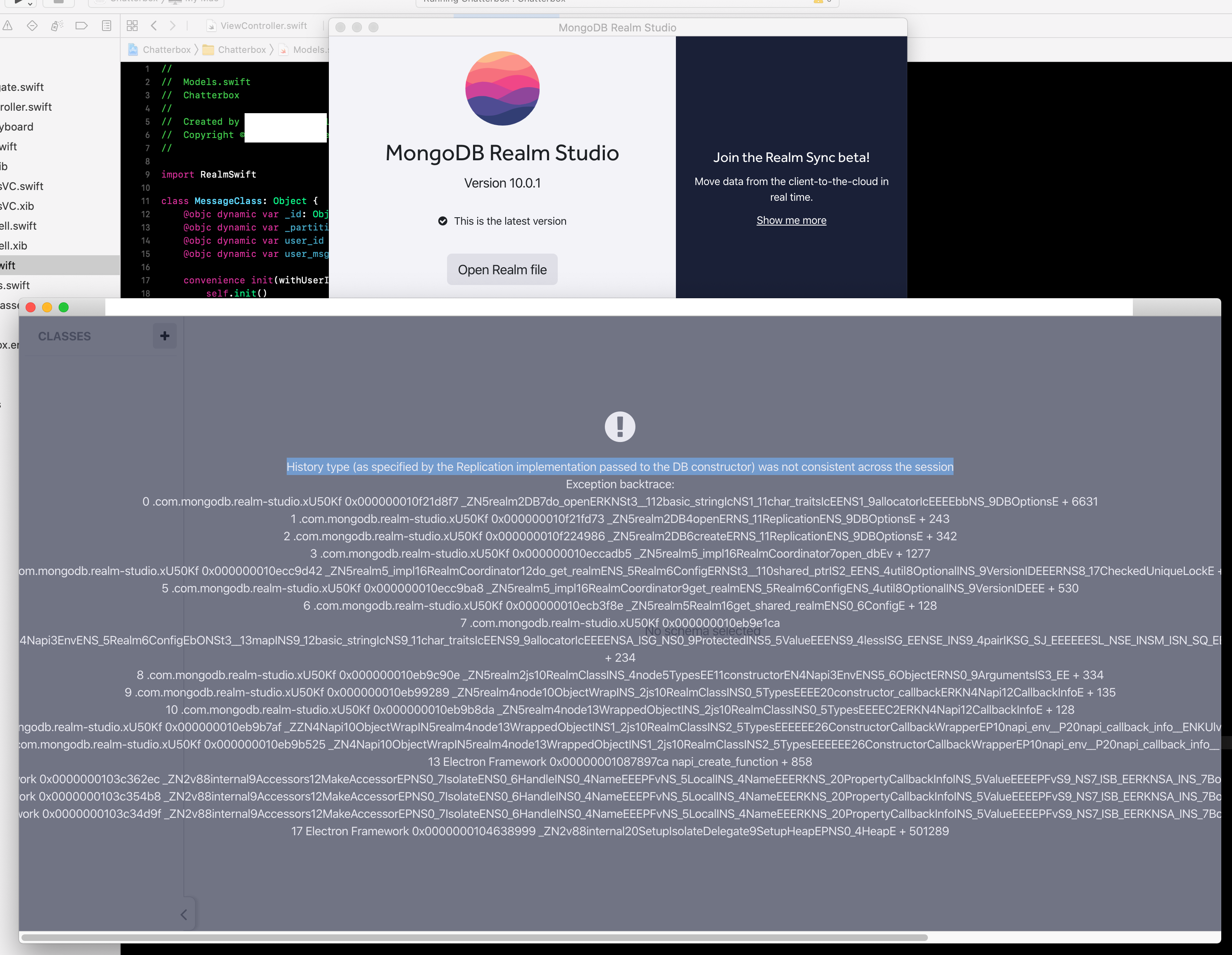 History type was not consistent across the session crash · Issue #1362 · realm/realm-studio · GitHub