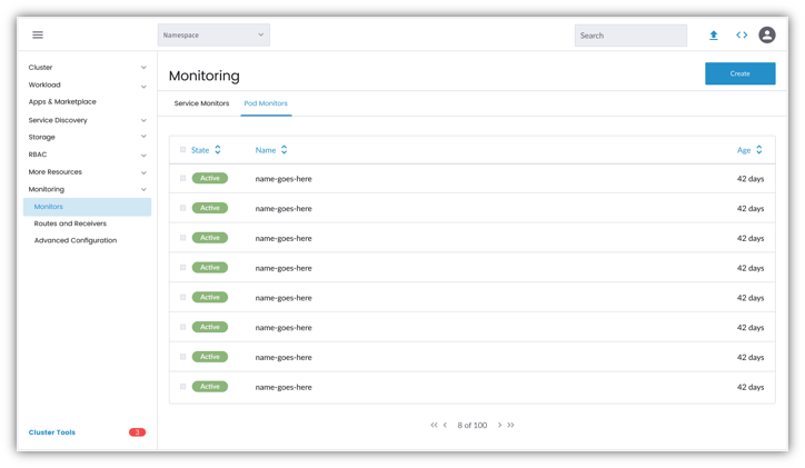 2.6 UX: Monitoring: Improve 2nd-level navigation · Issue #2510 · rancher/dashboard · GitHub