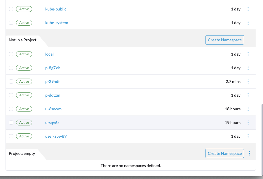 Project filtering does not show empty projects · Issue #5626 · rancher/dashboard · GitHub