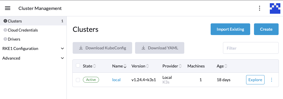 Make it easier to explore a cluster from the cluster detail view · Issue #7694 · rancher ...