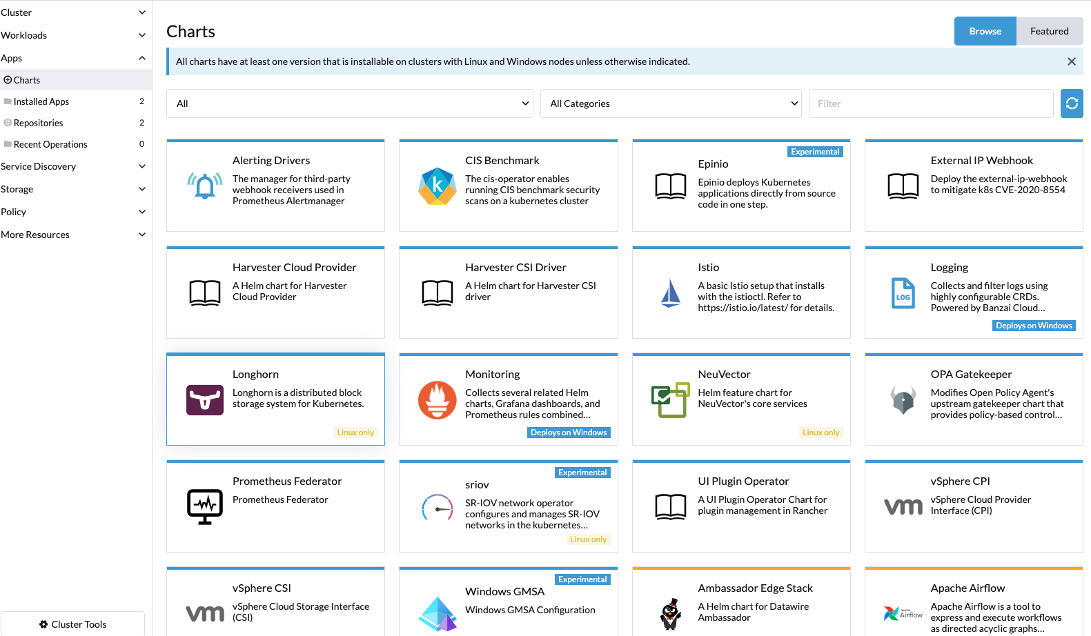 Charts Show Count And Make It Easy To See New Charts · Issue 8143 · Rancher Dashboard · Github