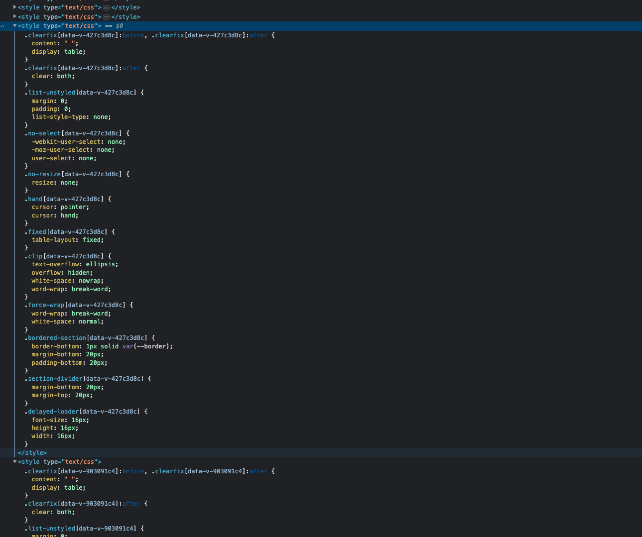_mixins.scss contains style definitions · Issue #8663 · rancher/dashboard · GitHub