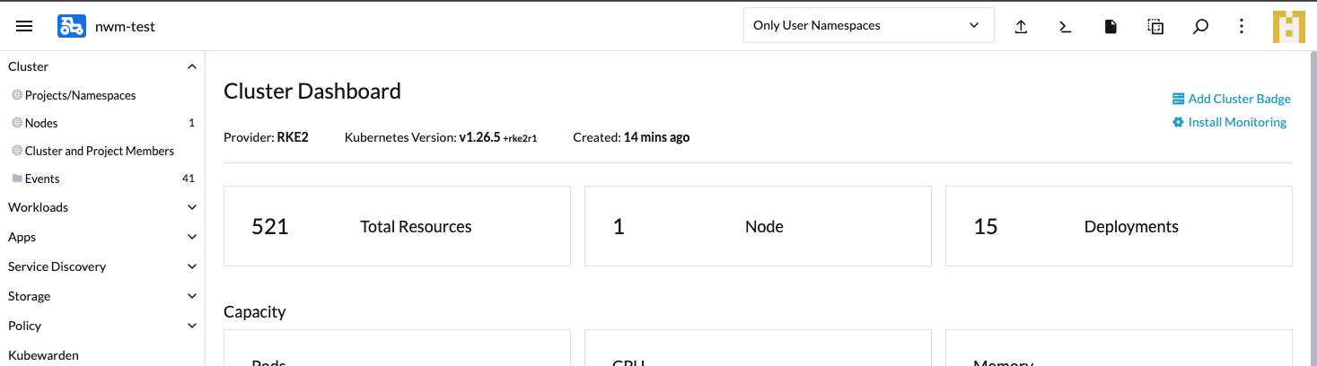 Remove Cluster Tools button · Issue #9228 · rancher/dashboard · GitHub