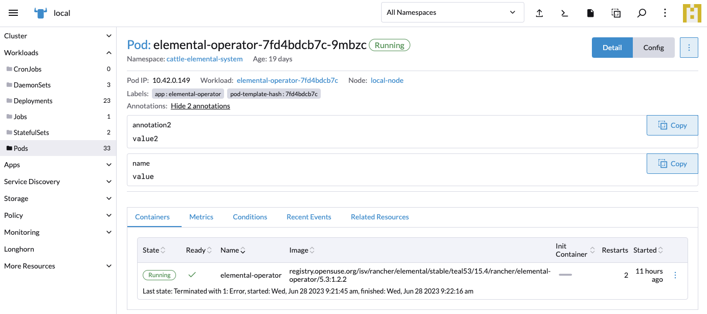 Annotation display is ugly · Issue #9237 · rancher/dashboard · GitHub