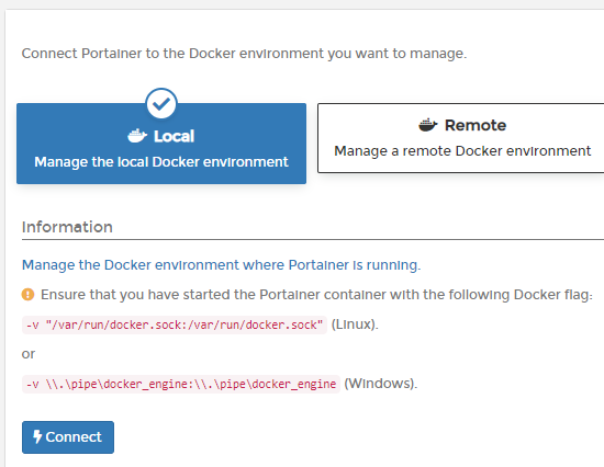 Can't connect to local Windows containers · Issue #3579 · portainer/portainer · GitHub