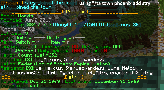 User not receiving invite/not in a town · Issue #4157 · TownyAdvanced/Towny · GitHub