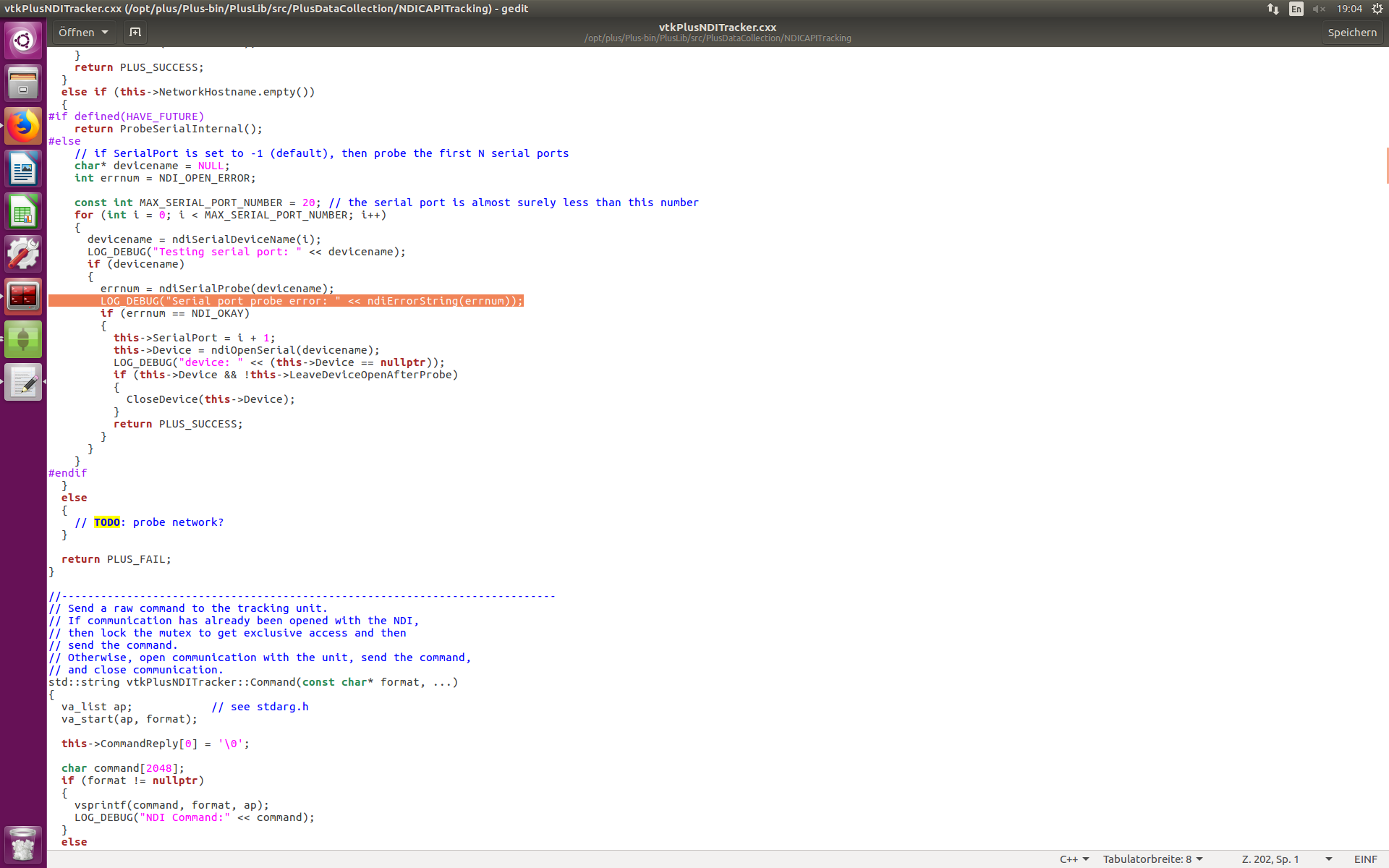 Connecting NDI Polaris Camera with PlusServer · Issue #326 ...
