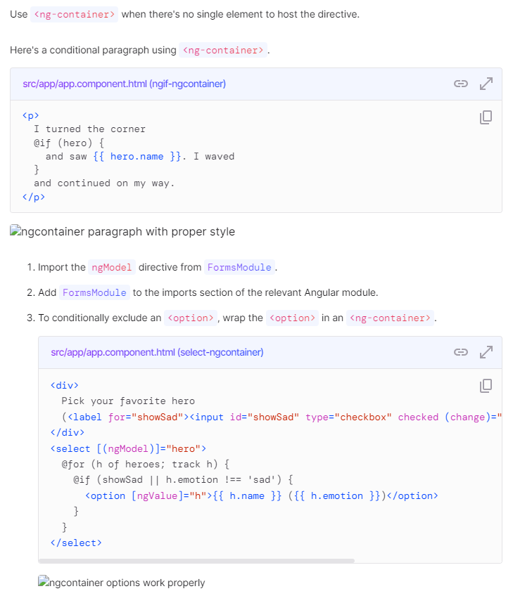Inconsistent Example In Angulardevs Directives Overview Page · Issue 53078 · Angularangular 