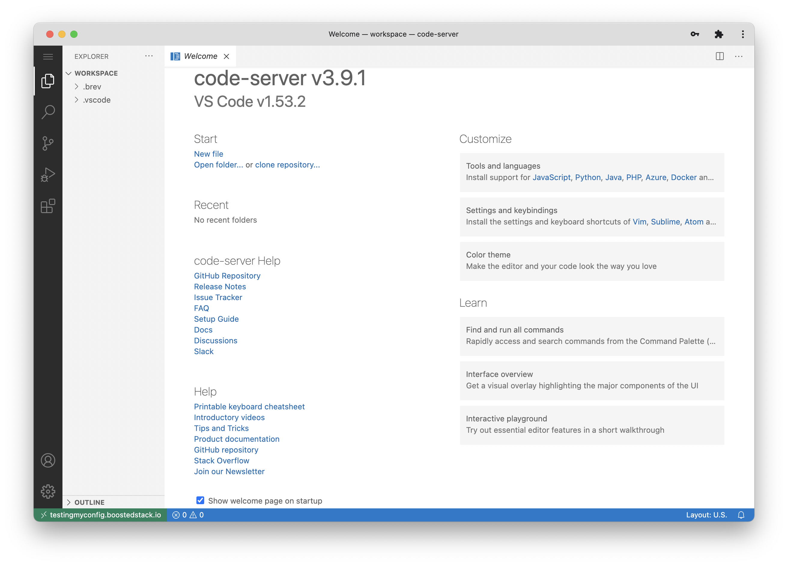 Code server As Chrome App Not Functional keys Or Clicks Not Working