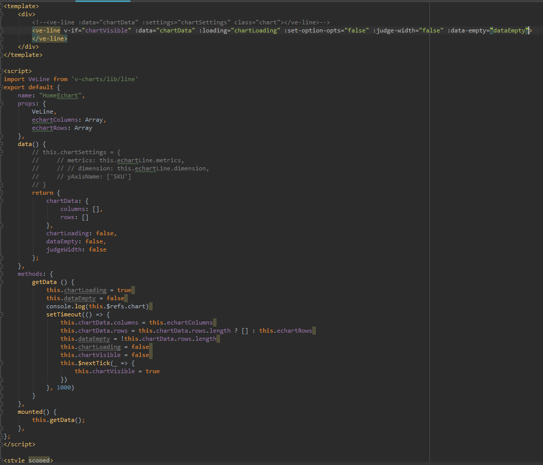 请问如何调用后跳数据？ · Issue #311 · ElemeFE/v-charts · GitHub