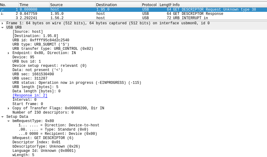Usb Control Transfer Retrieving Interface Descriptor · Issue 1180 · Libusblibusb · Github