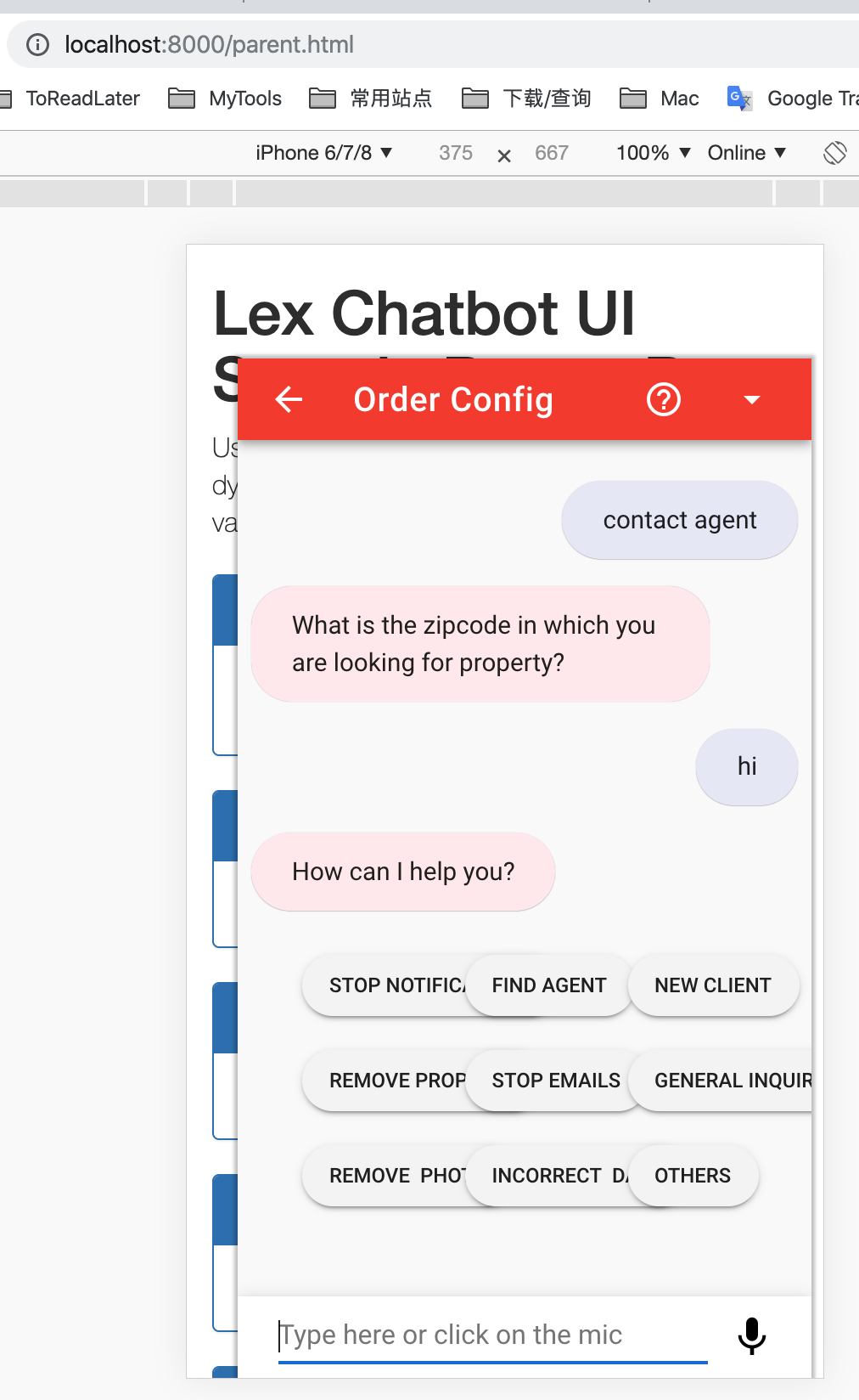 The Buttons Are Off The Hook Not Rendered · Issue 185 · Aws Samplesaws Lex Web Ui · Github 