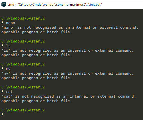 Git Cmd Was Unexpected At This Time · Issue 2250 · Cmderdev Cmder