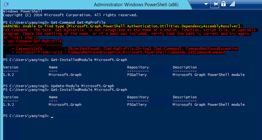 Issue exporting microsoft365dsc configuration via powershell · Issue #1791 · microsoft ...