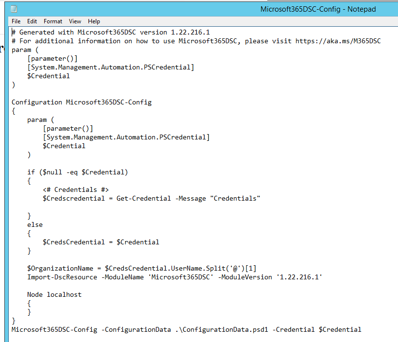 New-M365DSCReportFromConfiguration - HTML Report Export no longer ...