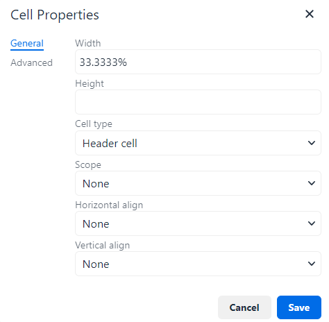 Change table properties · Issue #8259 · tinymce/tinymce · GitHub