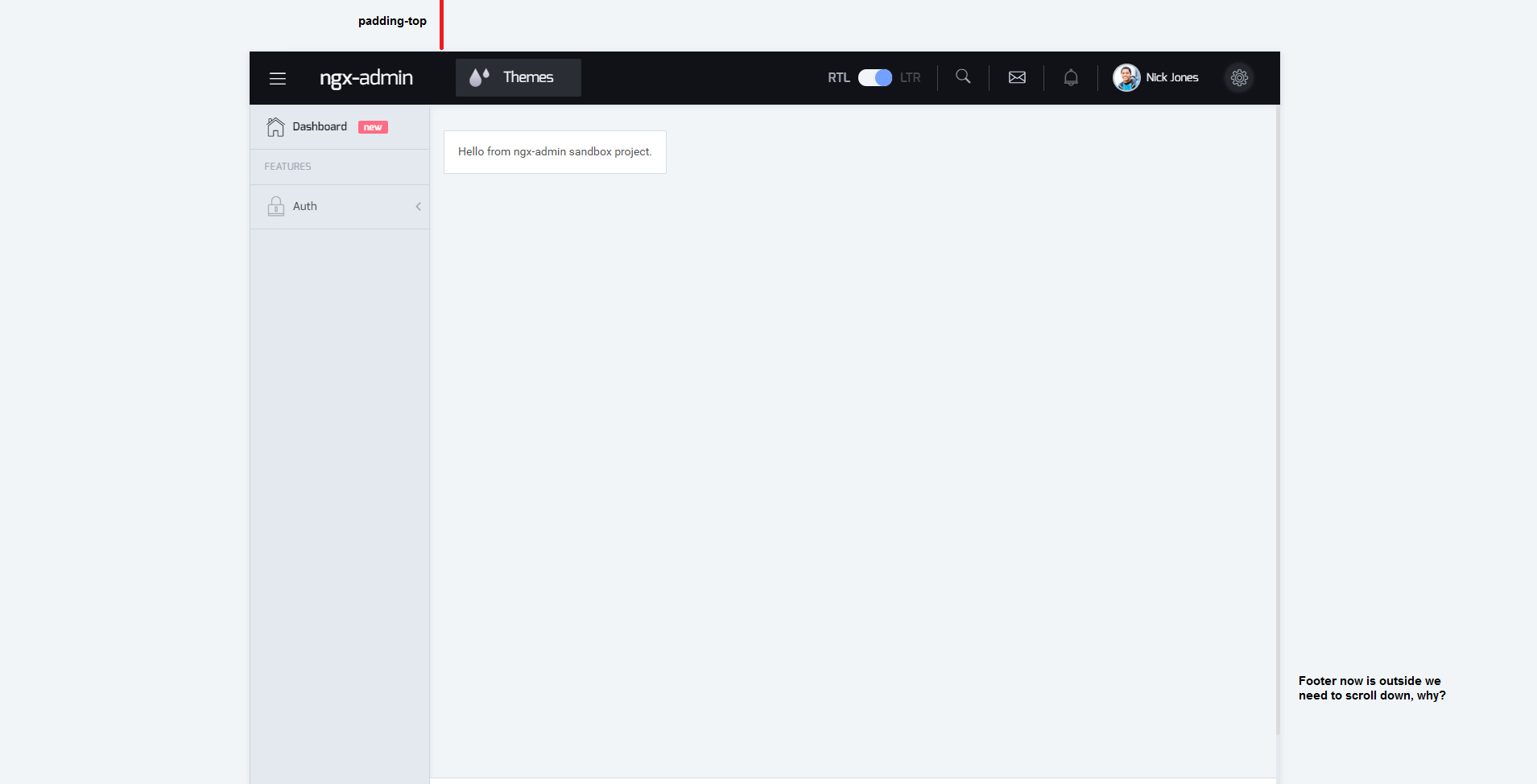 Make the app orizontally Centered. · Issue #1838 · akveo/ngx-admin · GitHub
