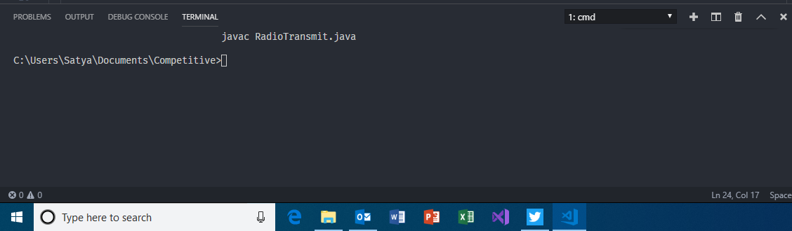Opening console from VSCode sets the cursor to the bottom of the ...