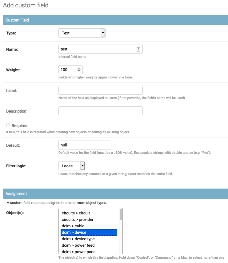 Incorrect handling of null value in custom fields · Issue #5968 · netbox-community/netbox · GitHub