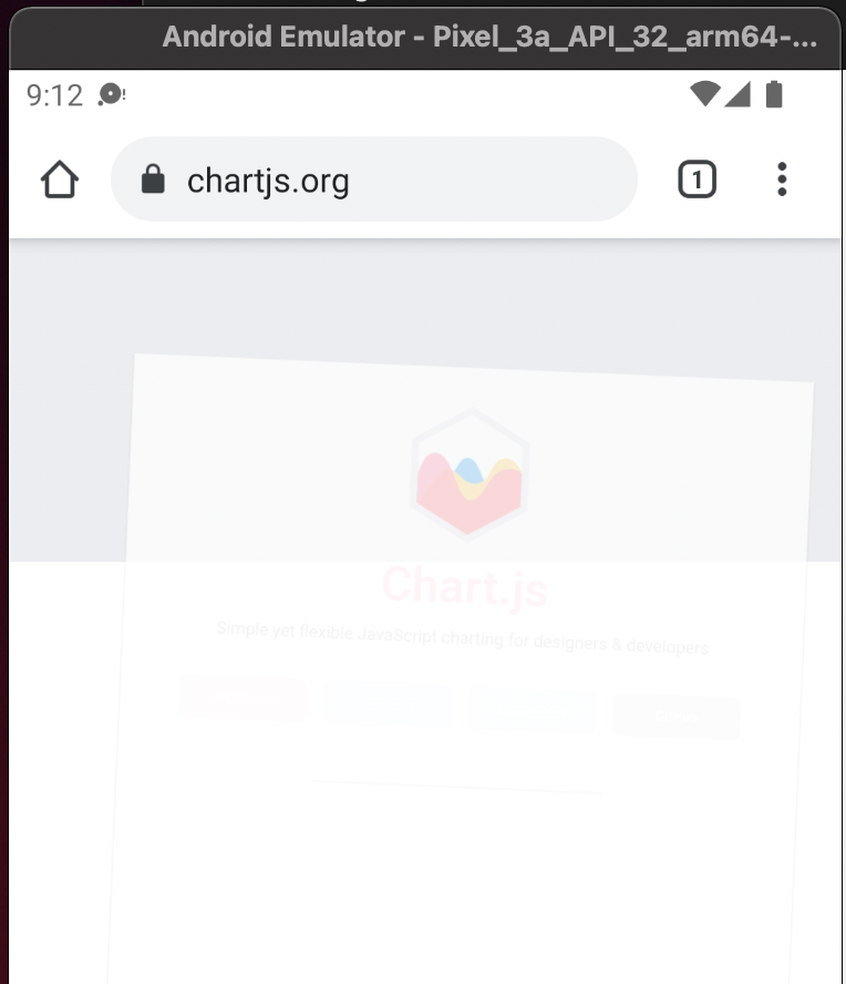 Charts Cause Silent Crash On Android Emulator As Of 2022 · Issue 10065 · Chartjschartjs · Github 