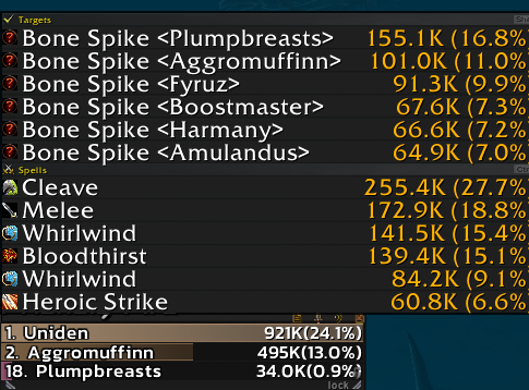 Marrowgar spike dmg not registering · Issue #47 · Bunny67/Details-WotLK ...
