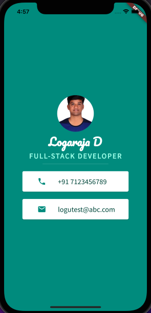 GitHub - logudev/flutter-ecard