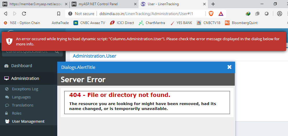 Error After publishing · Issue #4658 · serenity-is/Serenity · GitHub