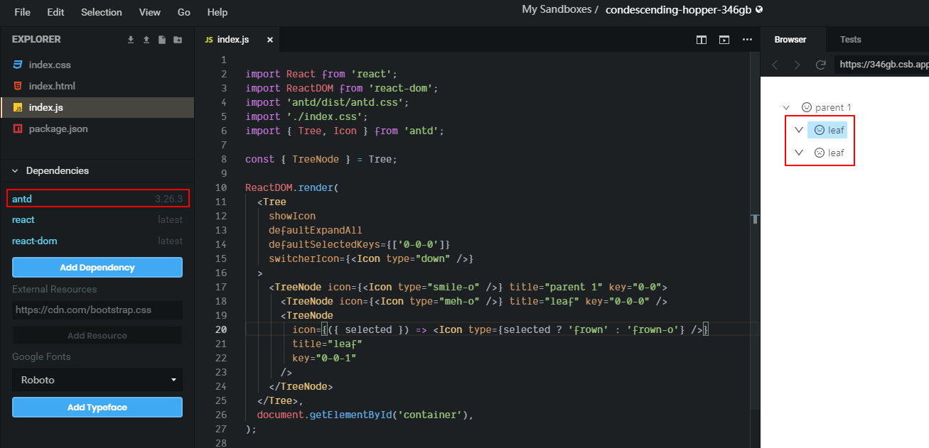 Tree控件异步加载，当叶子节点的children属性为null时，switcherIcon一直显示 · Issue #20511 · ant ...