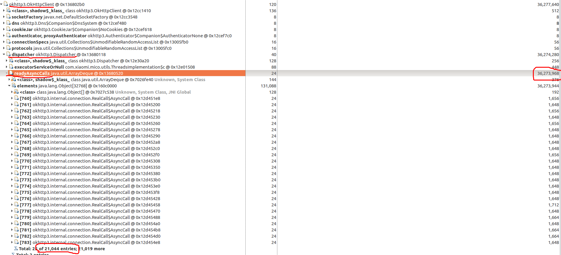 How to cancel readyAsyncCalls ? There are many AsyncCall in readyAsyncCalls，They take up alot of ...