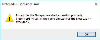7.5.2 Shell Extension Error on installation · Issue #3956 · notepad ...