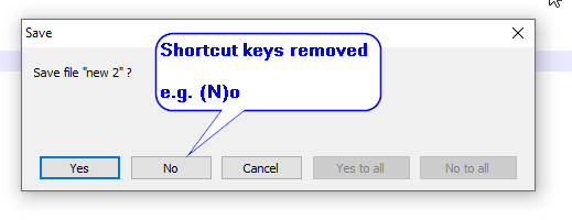 Save file "new xx"? dialog is missing shortcut keys · Issue #7520 ...