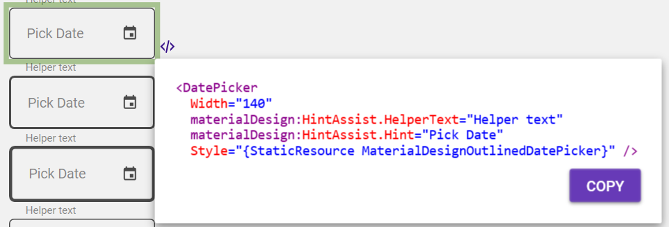 DatePicker Placeholder Text not shown · MaterialDesignInXAML MaterialDesignInXamlToolkit ...