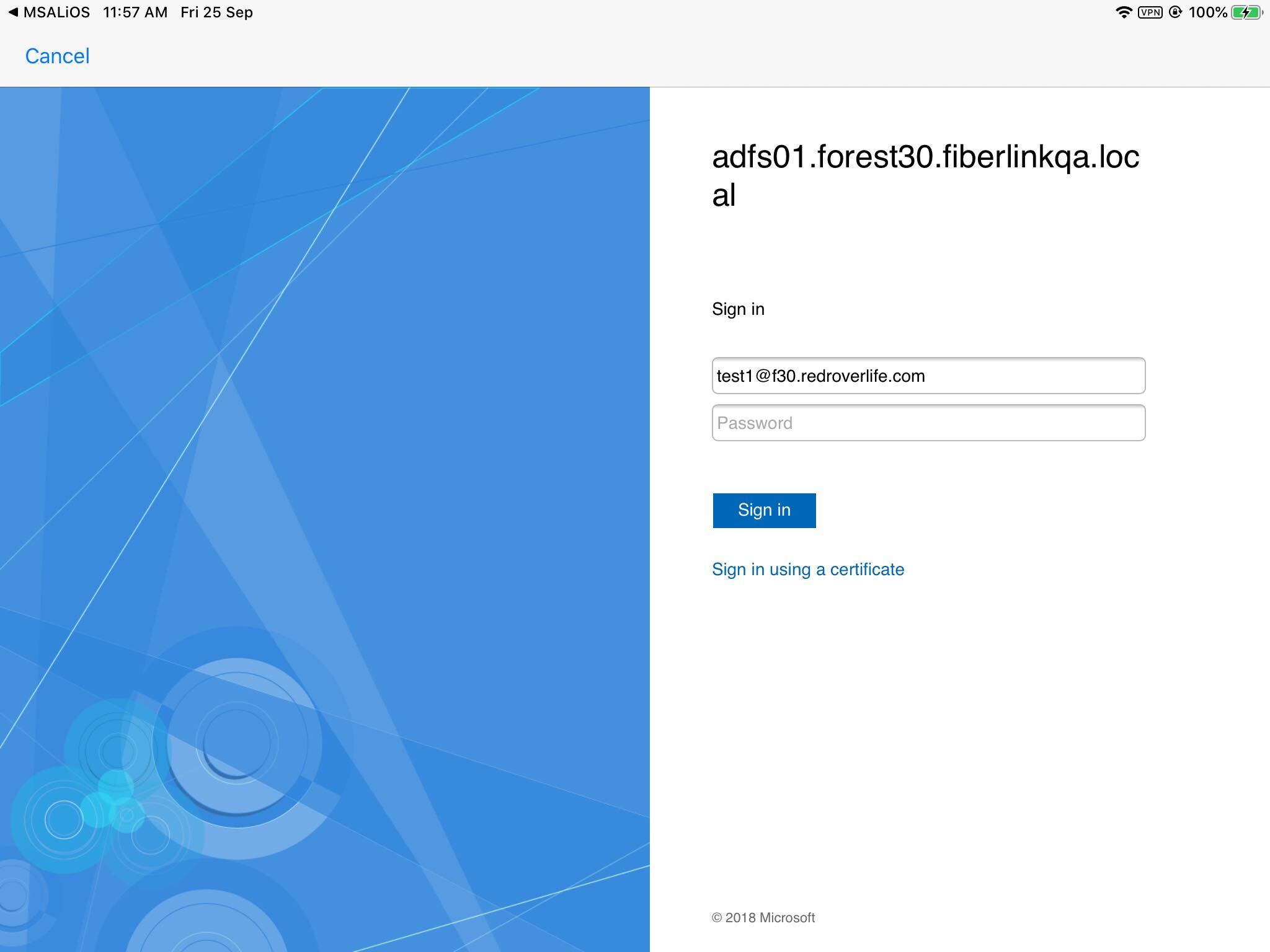Authentication Issues ( Cert based / ADFS Password ) (1.1.10- Prompttype .selectAccount V/S ...