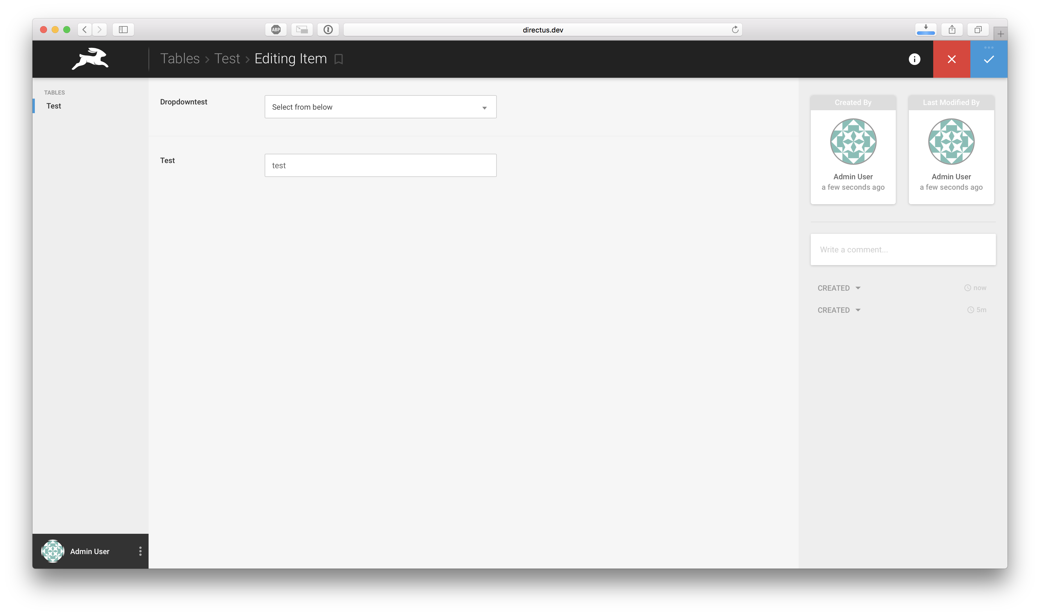 Dropdown Menu Selection Ignored Not Saved · Issue 1780 · Directusdirectus · Github