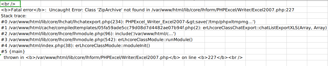 Chats lists not being exported in version 3.24 · Issue #1388 · LiveHelperChat/livehelperchat ...