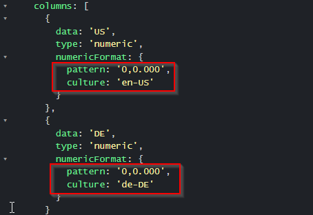 Formatting values with numericFormat · Issue #9611 · handsontable/handsontable · GitHub