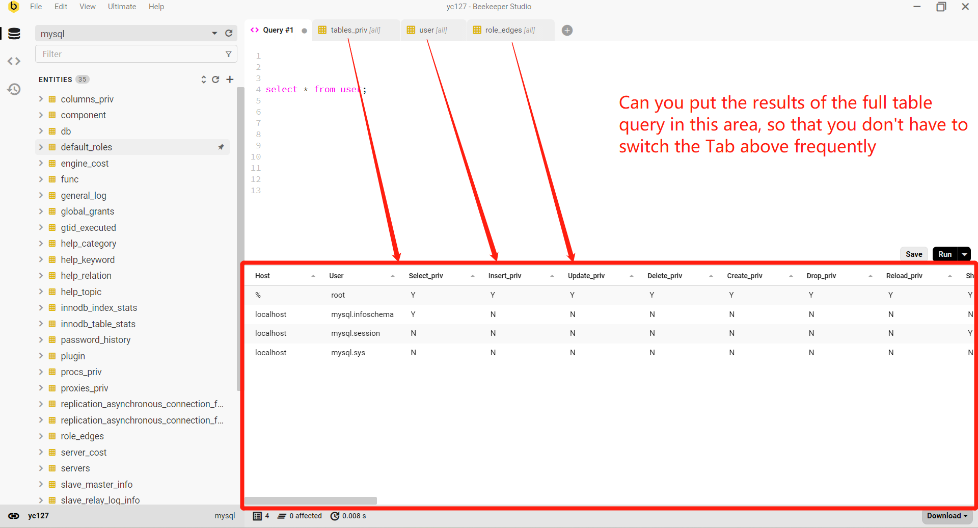 FEAT: Can you refer to SQLyog for interface design? · Issue #1475 · beekeeper-studio/beekeeper ...