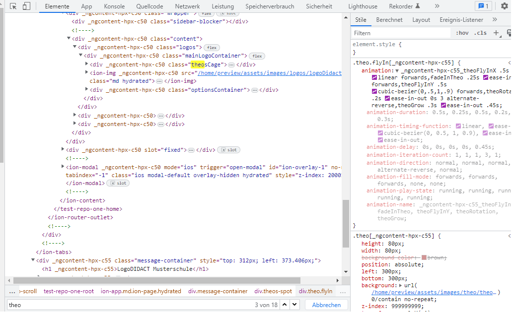 Keyframe Scoping Fails When Declaring Multiple Values For The Animation Property · Issue 49384
