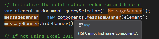 messageBanner Issues (cont'd) · Issue #1401 · OfficeDev/office-js-docs-pr · GitHub