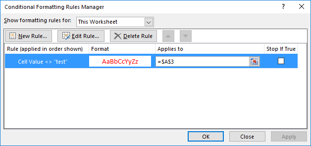 If Insert A Row After Add An Conditionalformat The Conditionalformat Disappears · Issue 389