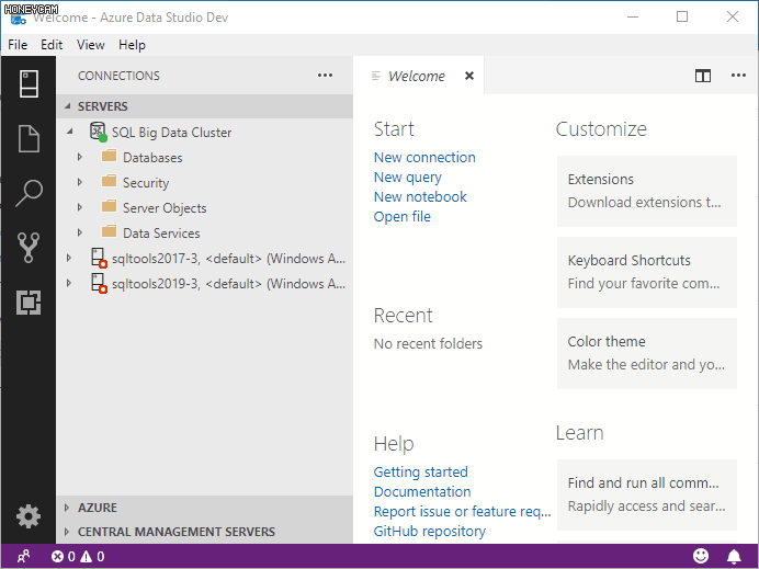 Fails to get Properties for connected database in ADS · Issue #5525 · microsoft/azuredatastudio ...