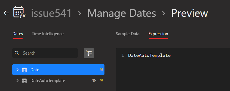 In Time Intelligence, Preview Changes, Every folder shows "M" as modified regardless of changes ...