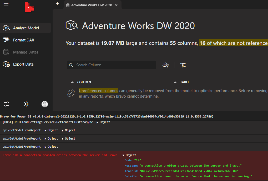 Temporary 'hang' on first open of Format DAX tab. · Issue #544 · sql-bi/Bravo · GitHub