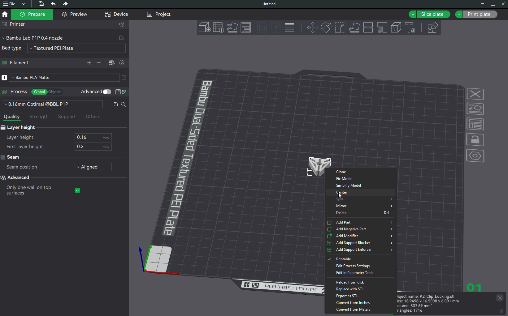 Imported models are not centered · Issue #1448 · bambulab/BambuStudio · GitHub