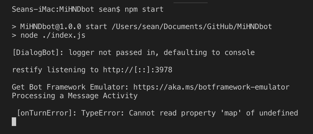 Bot Framework Time Outs and TypeError · Issue #89 · microsoft ...