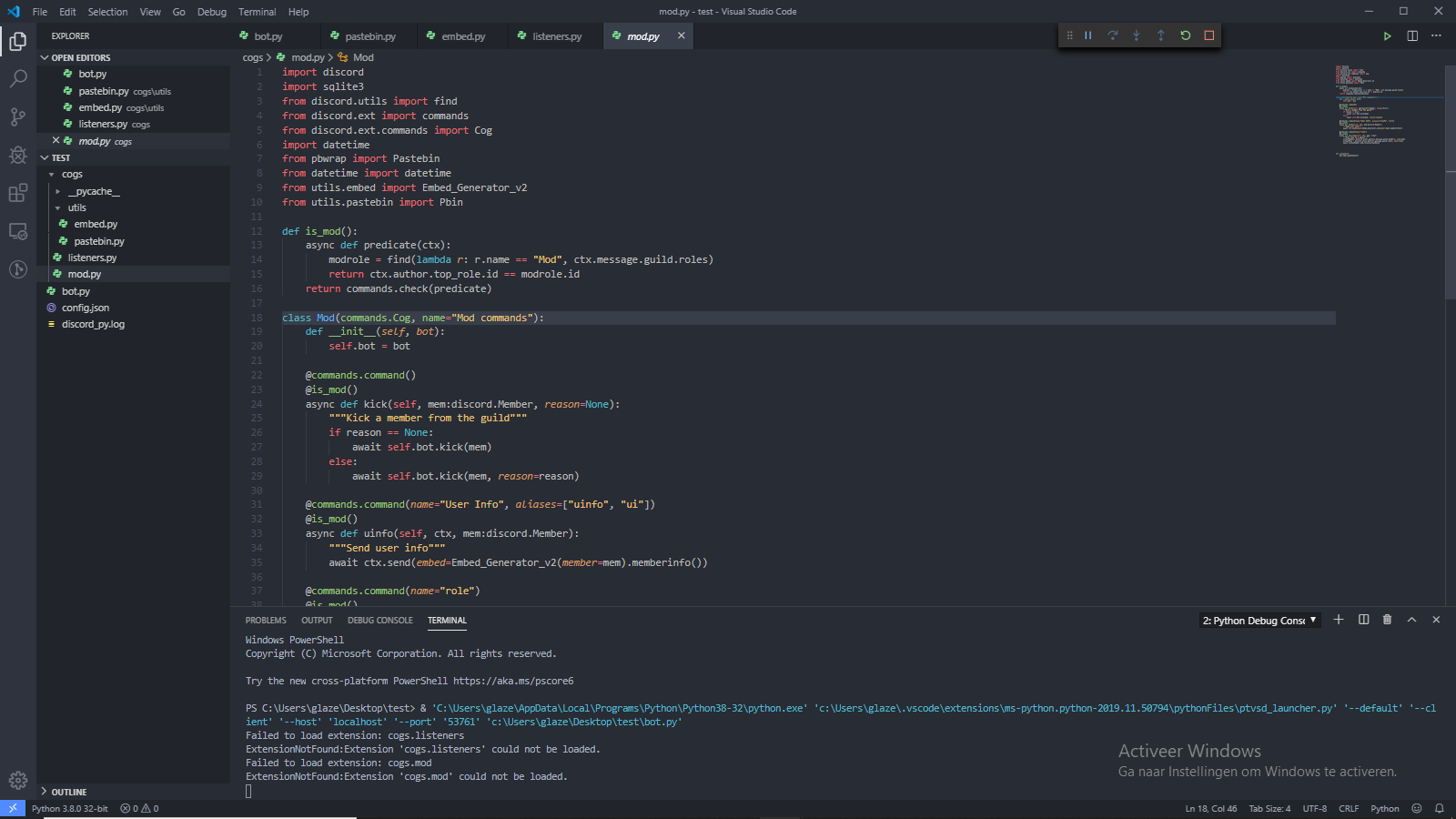 Getting consecutive unable to load cog.cog_name when using relative imports · Issue #2447 ...