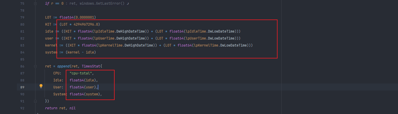 Extra parentheses and type conversions in code · Issue #1259 · shirou/gopsutil · GitHub