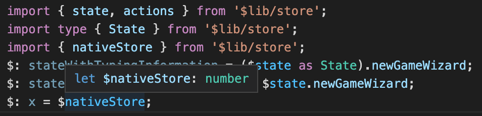 Type inference of store not working for custom stores (specifically, overmind-svelte) · Issue ...
