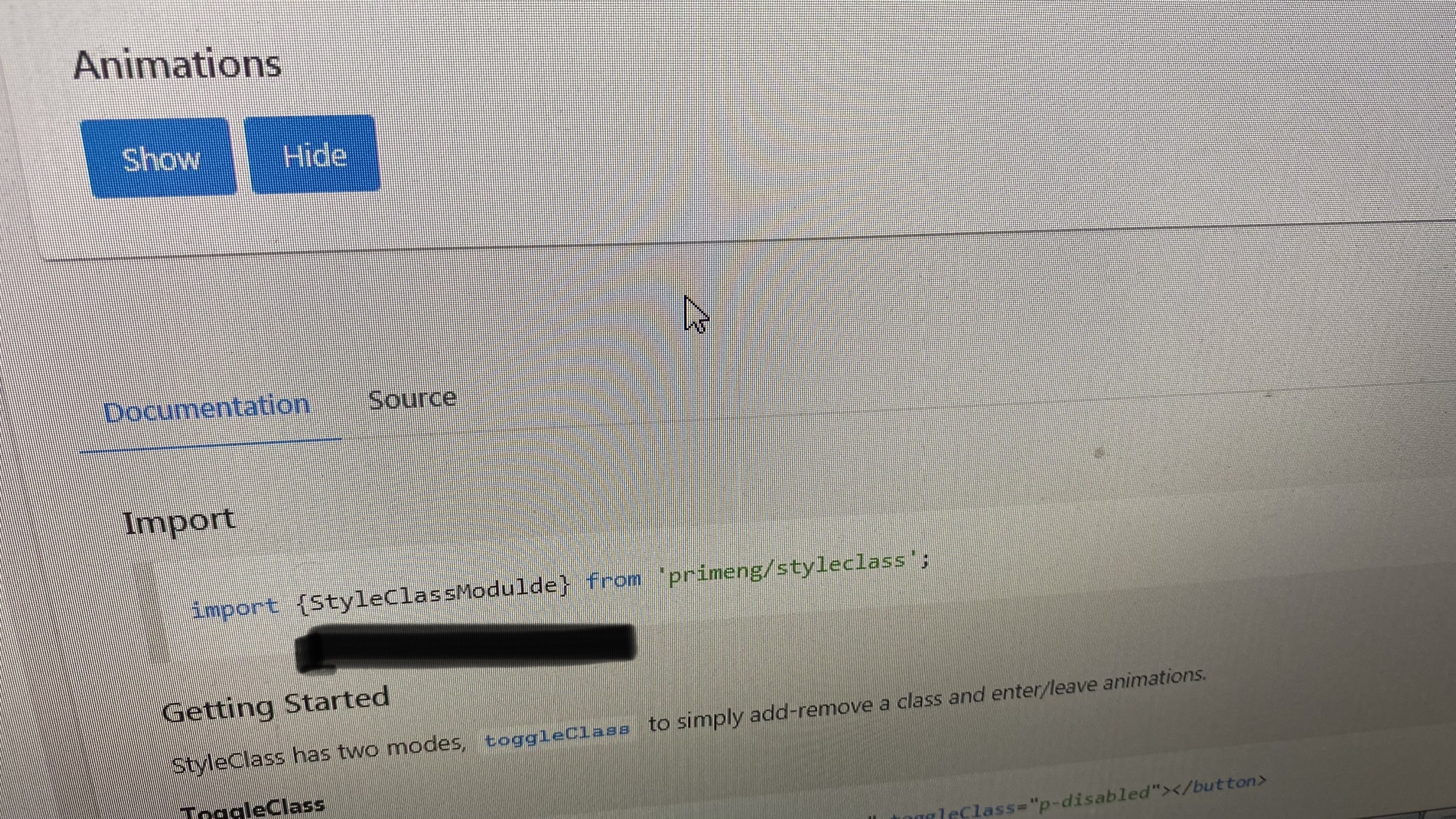 StyleClass module import documentation spelling mistake · Issue #10507 · primefaces/primeng · GitHub