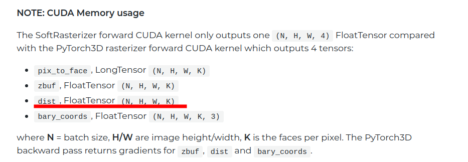 What `dist` in rasterization for? · Issue #134 · facebookresearch ...